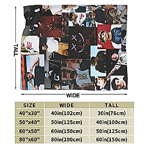 GingerDHallberg Throw Blanket Louis Singer Tomlinson Lightweight Flannel Blanket Air Conditioning Blankets for All Season 50"x40"