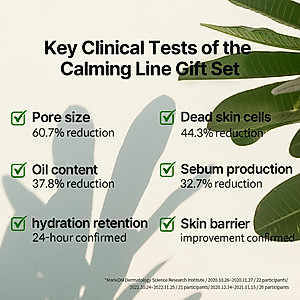 Pyunkang Yul Calming Line Gift Box Set-Korean Facial Skin Care Essential for Daily Moisturizing with Toner, Serum, Cream, Safe on Acne Prone & Sensitive Skin, Vegan & Cruelty Free