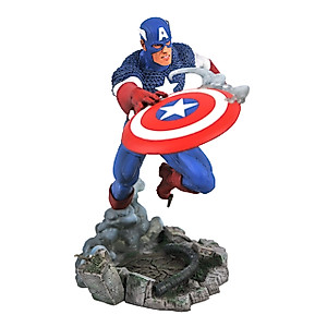 Diamond Select Toys Marvel Gallery VS: Captain America PVC Figure, 10 inches