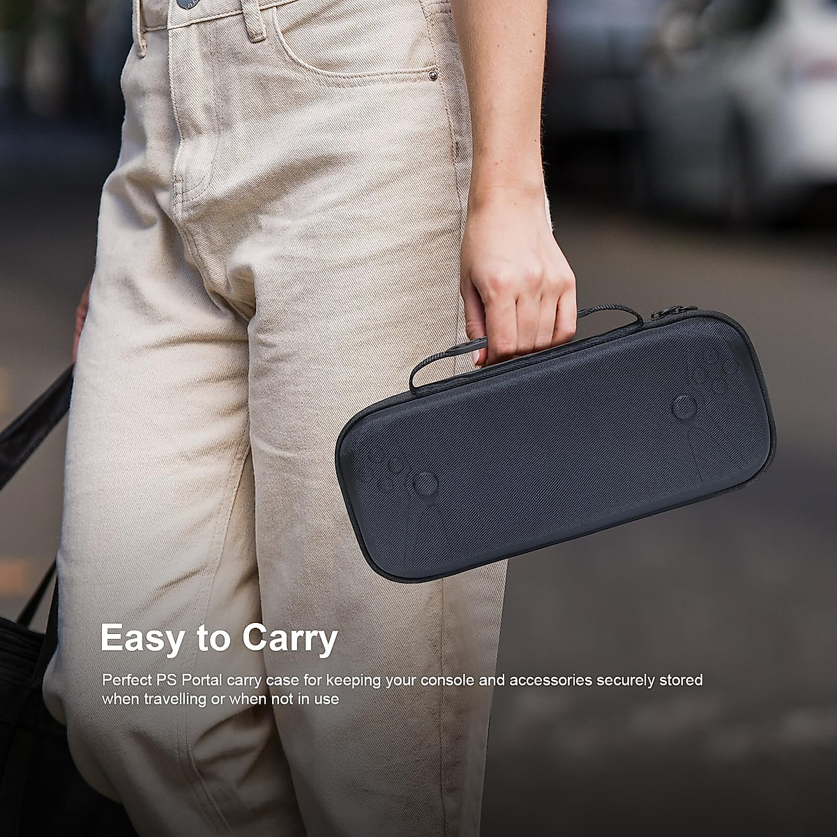 JDDWIN Case Compatible with PlayStation Portal (Zinc grey)