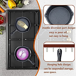 GothaBach Mini Cast Iron Skillet, Pre Seasoned Small Cast Iron Skillet for Baked Cookie, Brownie, Egg Cakes (4'')