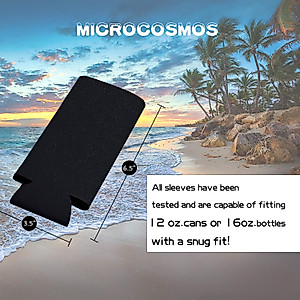 12 Pcs Slim Can Coolers, 12 oz Plain Bulk Collapsible Soda Cover Coolies, DIY Personalized Sublimation Sleeves for Weddings, Bachelorette Parties