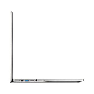 Acer Chromebook 317 CB317-1H-C6RK Laptop | Intel Celeron N4500 | 17.3" Full HD IPS Display | 4GB LPDDR4X | 128GB eMMC | Intel Wireless Wi-Fi 6 AX201 802.11ax | Chrome OS, Silver