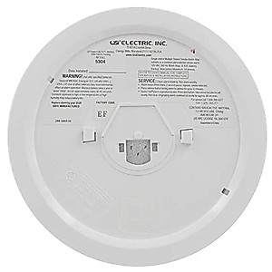 USI Electric 5304 Hardwired Ionization Smoke and Fire Alarm with Battery Backup 2-Pack