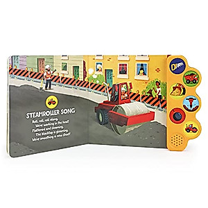 Let's Sing Construction Songs 6-Button Children's Song Board Book