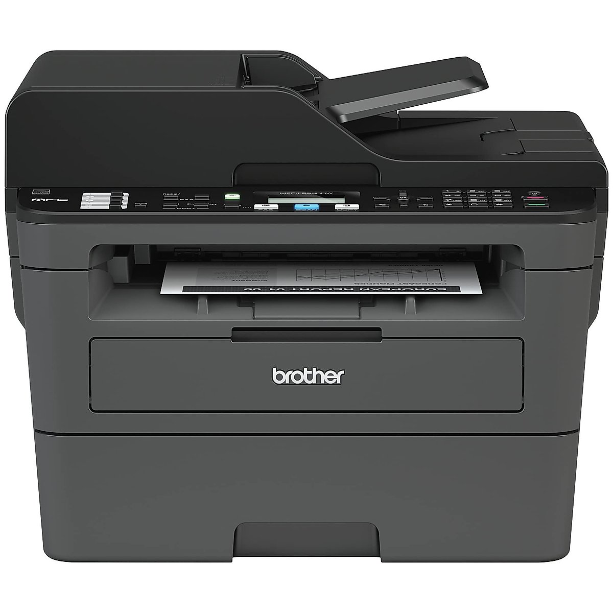 Brother Premium MFC-L2690DW Series Compact Monochrome All-in-One Laser Printer | Print Copy Scan Fax | Wireless | Mobile Printing | Auto 2-Sided Printing | ADF | 26 ppm | (Renewed)