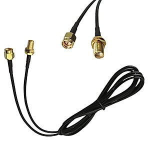 StyleZ 10FT WiFi Antenna Extension Cable SMA Male to SMA Female RF Connector Adapter RG174