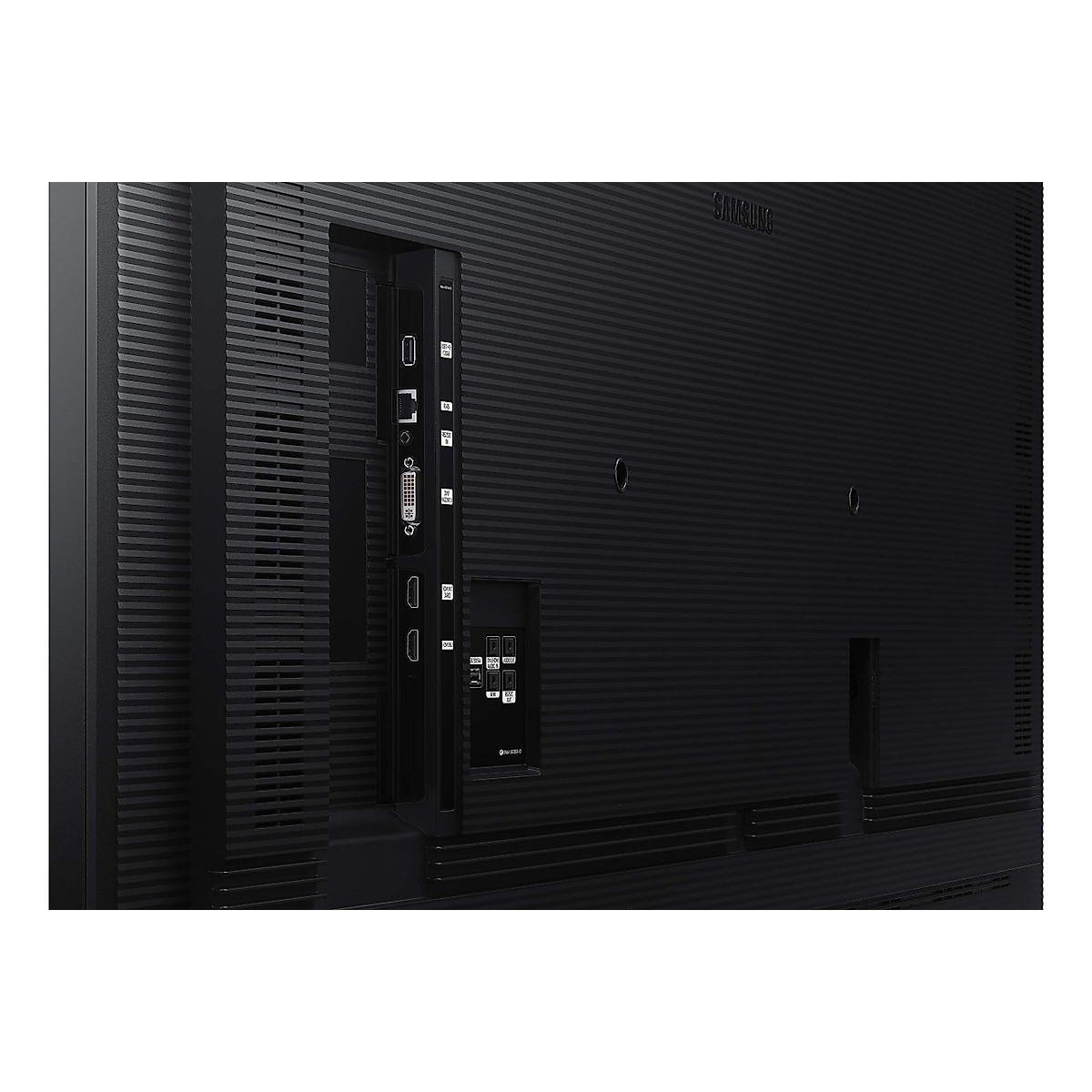 Samsung QB65R 65 inch 4K UHD LED Commercial Signage Display for Business with HDMI, Wi-Fi, 350 nit (LH65QBREBGCXZA), Black