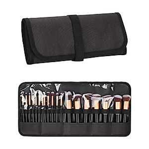 OCHEAL Makeup Brush Holder,Makeup Brush Organizer,Travel Makeup Brushes Bag Cosmetic Bags Pouch for Women Cosmetic Brushes Makeup Artist -Brushes Not included