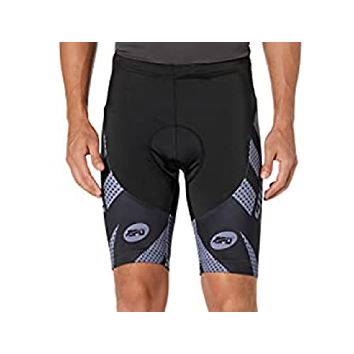 sponeed Padded Cycling Shorts Men Bicycle Underwear Half Pants Padded Bike Bottoms US Large Grey