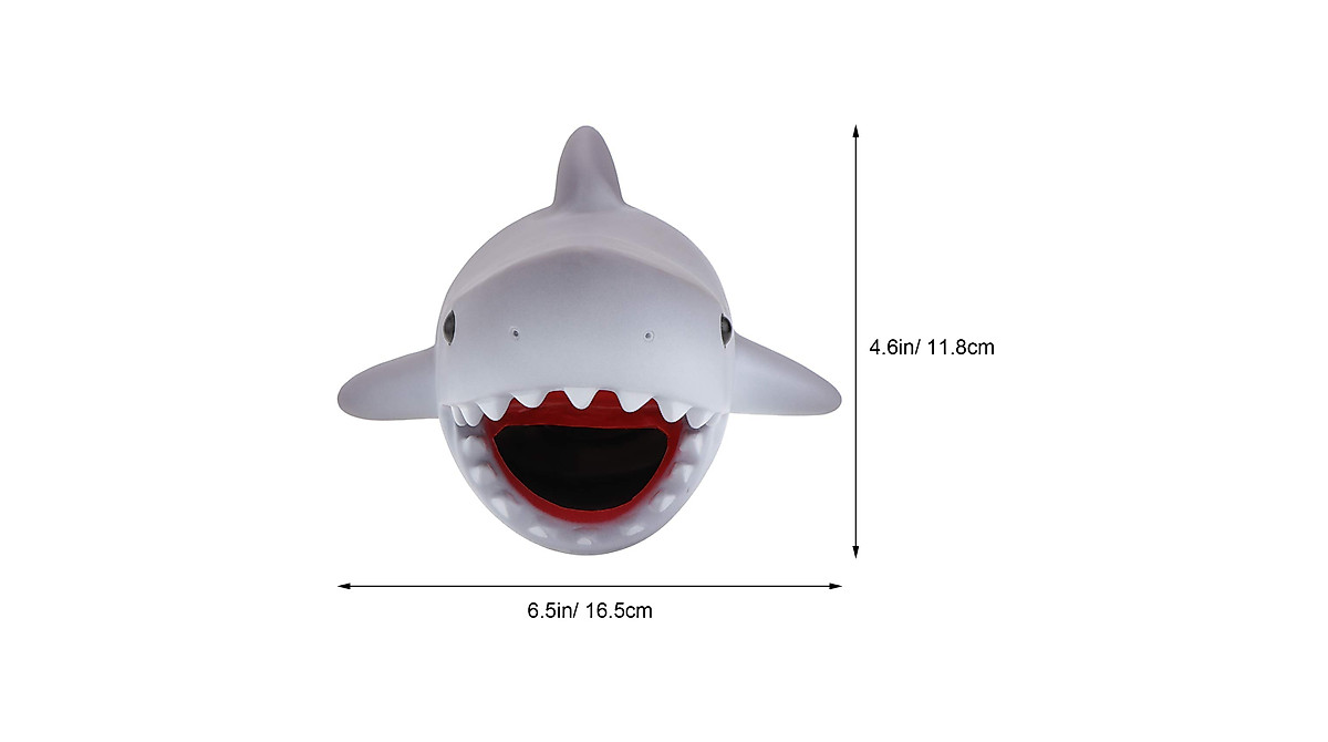 Amosfun Shark Faucet Extender for Kids - Easy Wash Fun