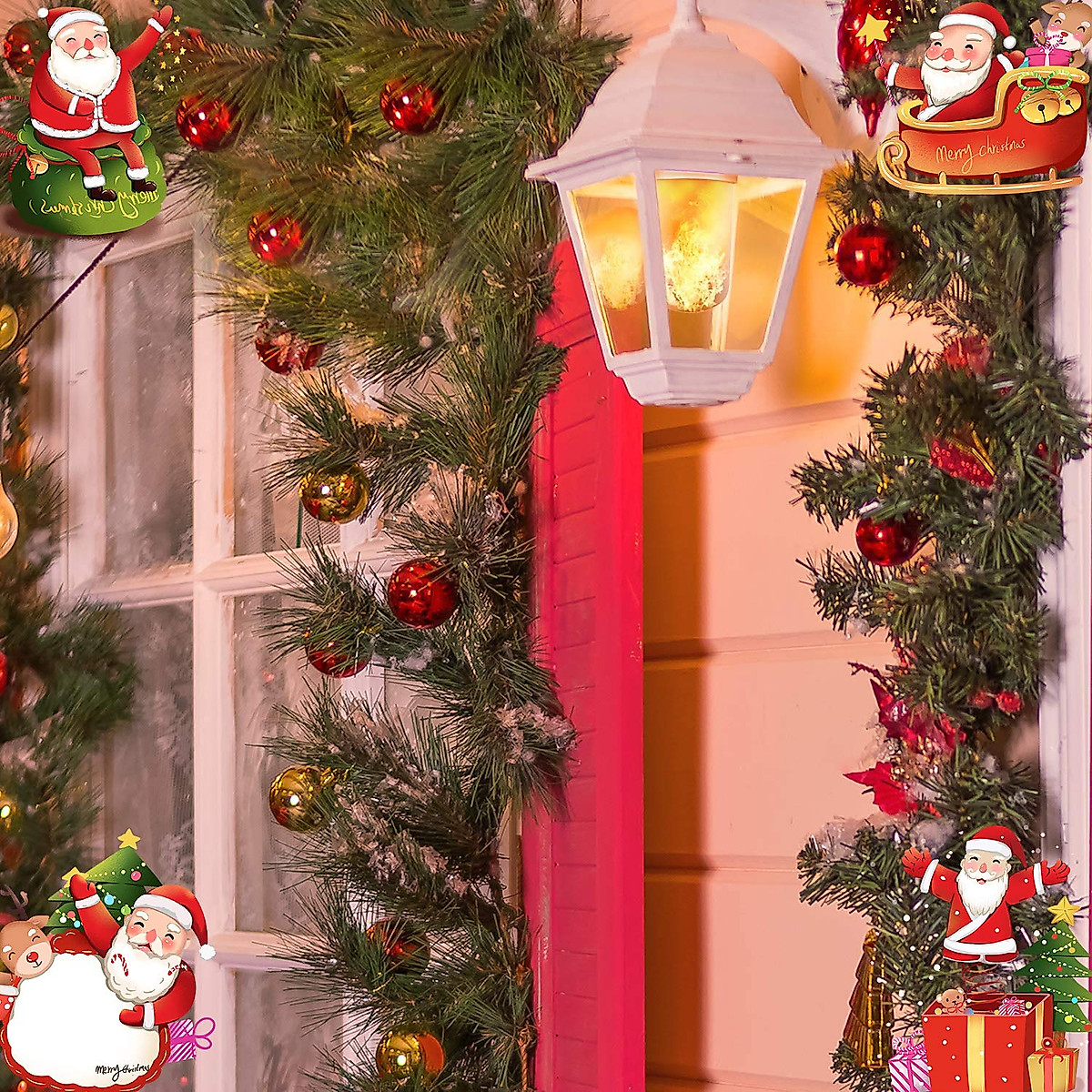 PDGROW LED Flame Lights with Remote Timer, Flame Lamp 4 Modes USB Rechargeable Fire Lights Indoor Campfire Outdoor Decorative Lantern Hanging Lamps Fireplace Romantic Light for Home Party Camping Bar