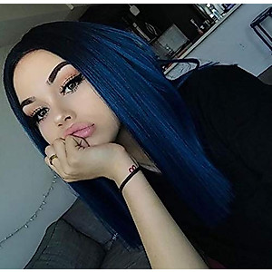 Smart Beauty Blue Black Hair Dye Permanent with Plex Anti-Breakage Technology that Protects Rebuilds Restores Hair Structure, Permanent Hair Colour, 100% Hair Grey Coverage, Vegan, Cruelty Free