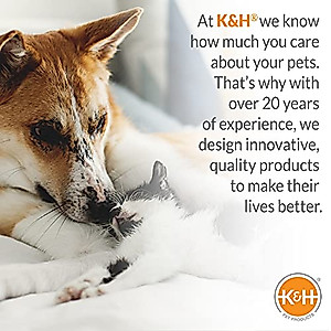 K&H PET PRODUCTS Thermo Basket Indoor Heated Cat Bed Foldable Red 15 X 15 Inches