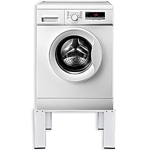 CHARMMA washing machine stand,laundry pedestal for washer and dryer without drawer,Raises Your Washer & Dryer,stand steel,Stand Heavy Duty up 220.5 lb(100kg)