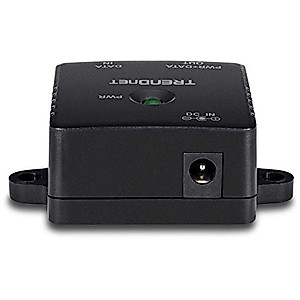 TRENDnet Gigabit Power Over Ethernet Injector, TPE-113GI (Version 3.0R), Full Duplex Gigabit Speeds, Connect Devices Up to 100m (328 ft), Wall Mount, Connect Network Devices Up to 100M (328 ft.)