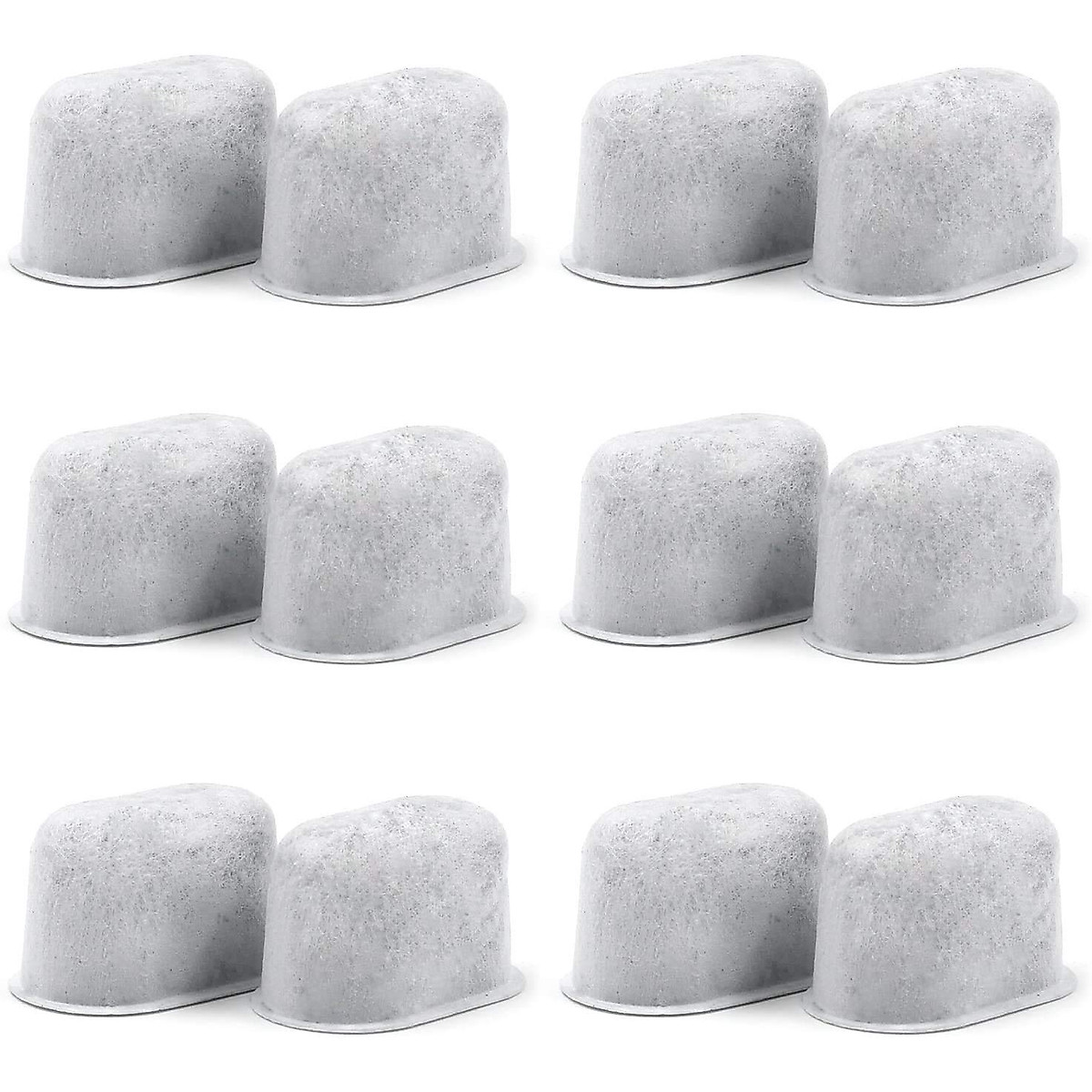 12 Pack Cuisinart Compatible Coffee Filter Replacement by Possiave - Charcoal Water Filter for Cuisinart - Fits all Cuisinart Coffee Machines