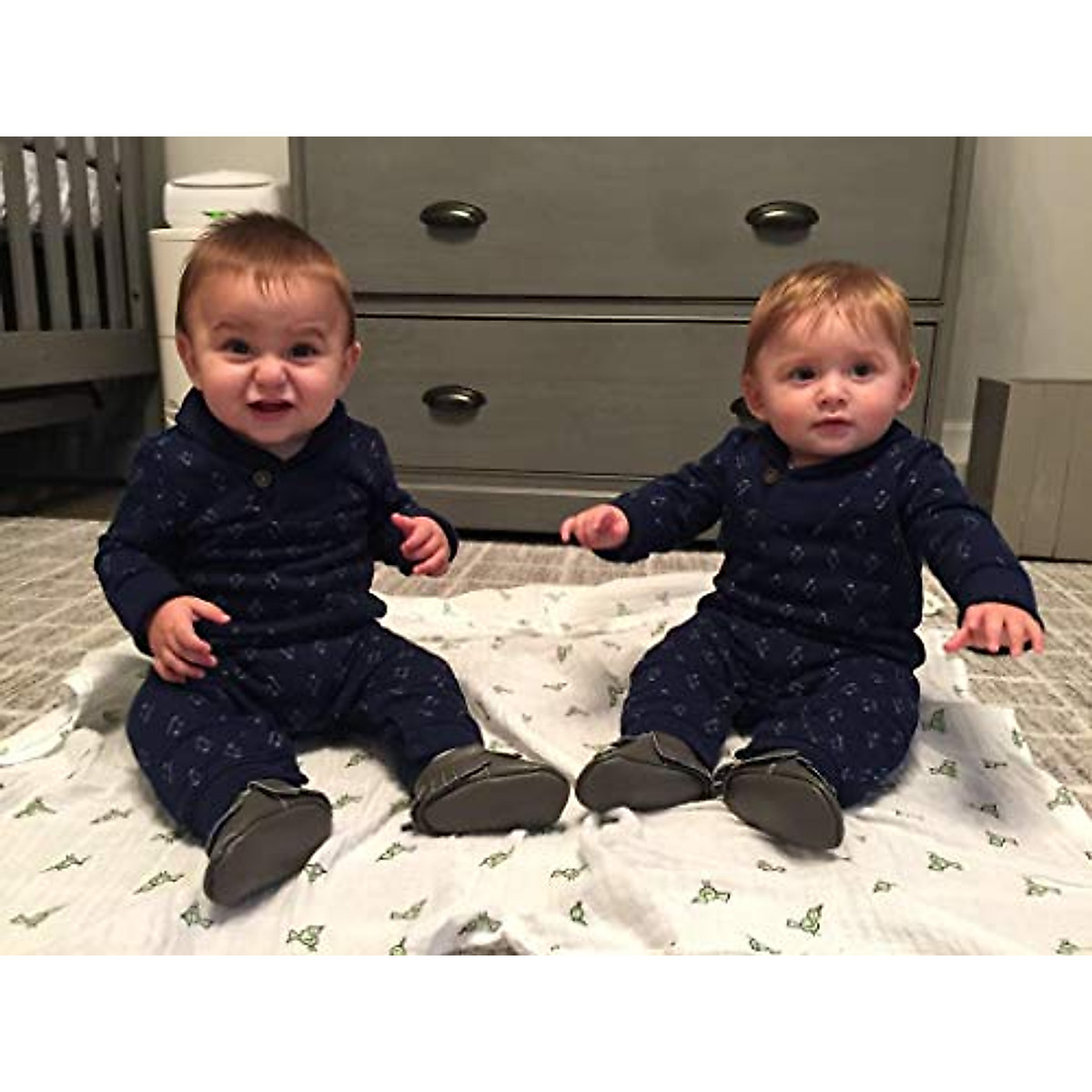 Maki's Connecting Hearts Baby Muslin Swaddle Blankets 3 + 3 Pk Large100% Cotton Newborn Receiving Blanket