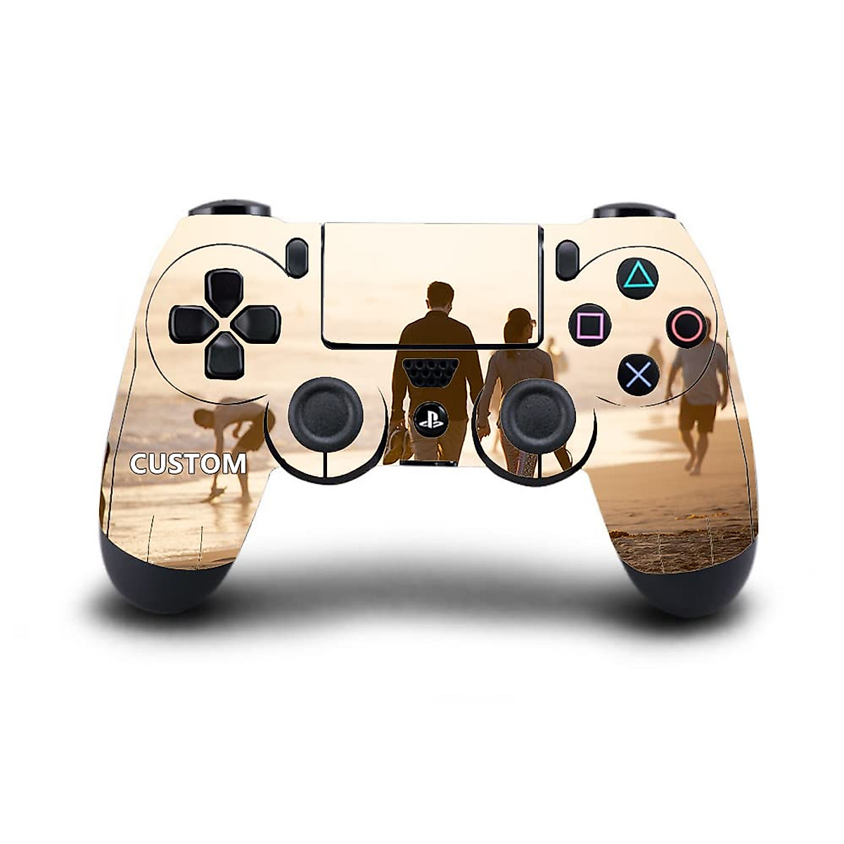 Custom Vinyl Skin Sticker Decal Cover for PS4 Controller with Your Own Personalized Photos or Game Screenshots