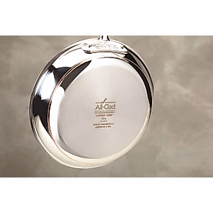 All-Clad 61211SSEURO Copper Core Sauté Pan, Conical with Lid, 28.4 cm, 4 L, Stainless Steel, Suitable for Induction Cookers