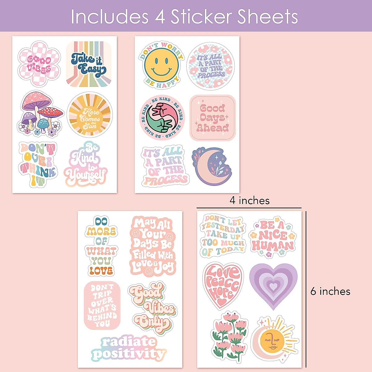 Artivo Danish Pastel Wall Collage Kit for Aesthetic Pictures 70 cards, for Teen, Girls Room Décor