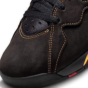 Jordan Mens Air Jordan 7 Retro CU9307 081 Citrus 2022 - Size 9.5, Black/Citrus-varsity Red