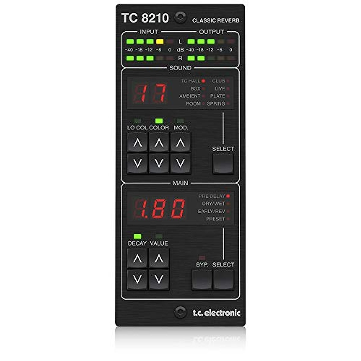 TC Electronic TC8210-DT Classic Mixing Reverb Plug-in with Optional Hardware Controller and Signature Presets