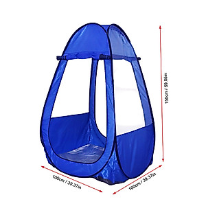 Sports Shelter Weather Tent Single Person Portable Pop Up Tent Pods Outdoor Rainproof & Windproof Double Doors for Watching Sport Events, Camping, Hiking, Fishing, Beach Tents Canopy