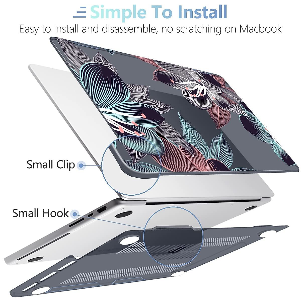 MEEgoodo Case for M3 MacBook Pro 16 inch Case 2023 2021 Released A2991 A2780 A2485 M2 M1 Pro/Max Chip, Laptop Hard Shell Case with Keyboard & Camera Cover Compatible with MacBook Pro, Clivia