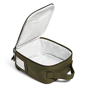 Vera Bradley Women's Cotton Lunch Bunch Lunch Bag, Climbing Ivy Green, One Size