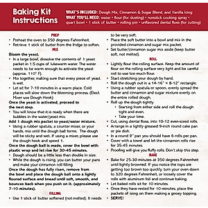 Ben's Soft Pretzels Amish Cinnamon Roll Bake at Home Kit,