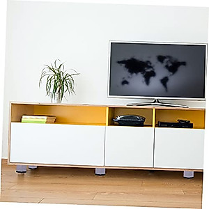 Homoyoyo Bed Foot Booster Tables Heavy Duty Lifter Trundle Couch Square Rubber Furniture Cup Chair Sofa Foam Couch Chair Floor Protector Bed Lifts Table Leg Pad Furniture Riser Plastic Grey