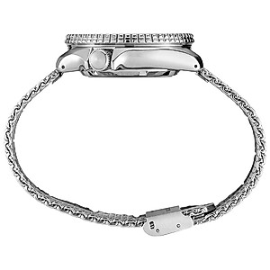 SEIKO SRPD67 Watch for Men - 5 Sports - Automatic with Manual Winding Movement, 41-Hour Power Reserve, Stainless Steel Case and Mesh Bracelet, 100m Water-Resistant, and Day/Date Display