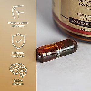 Solgar Full Spectrum Curcumin - 90 LiCaps - Superior Absorption - Brain, Joint & Immune Health - Non-GMO, Vegan, Gluten Free, Dairy Free - 90 Servings