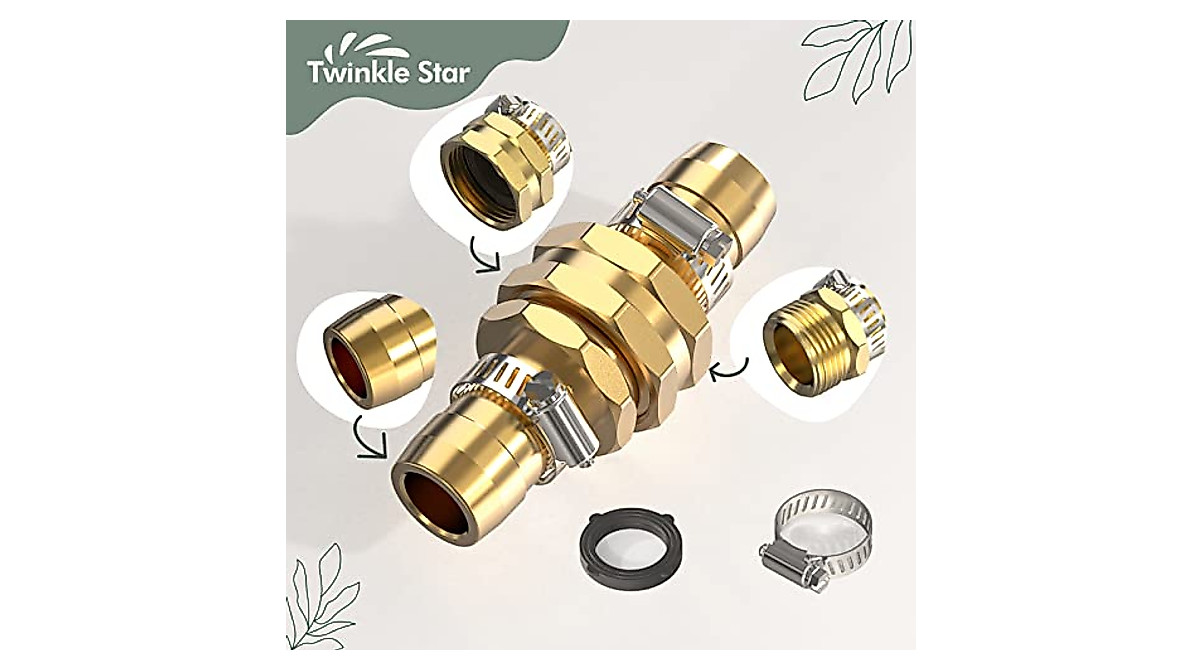 Twinkle Star Garden Hose Repair Connector Kit - Leak-Free Fixes