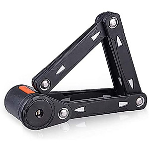 Anti-Theft Folding Bicycle Lock, Hard Alloy Steel, 79Cm, Mountain Bike Lock, Cycling Equipment Accessories