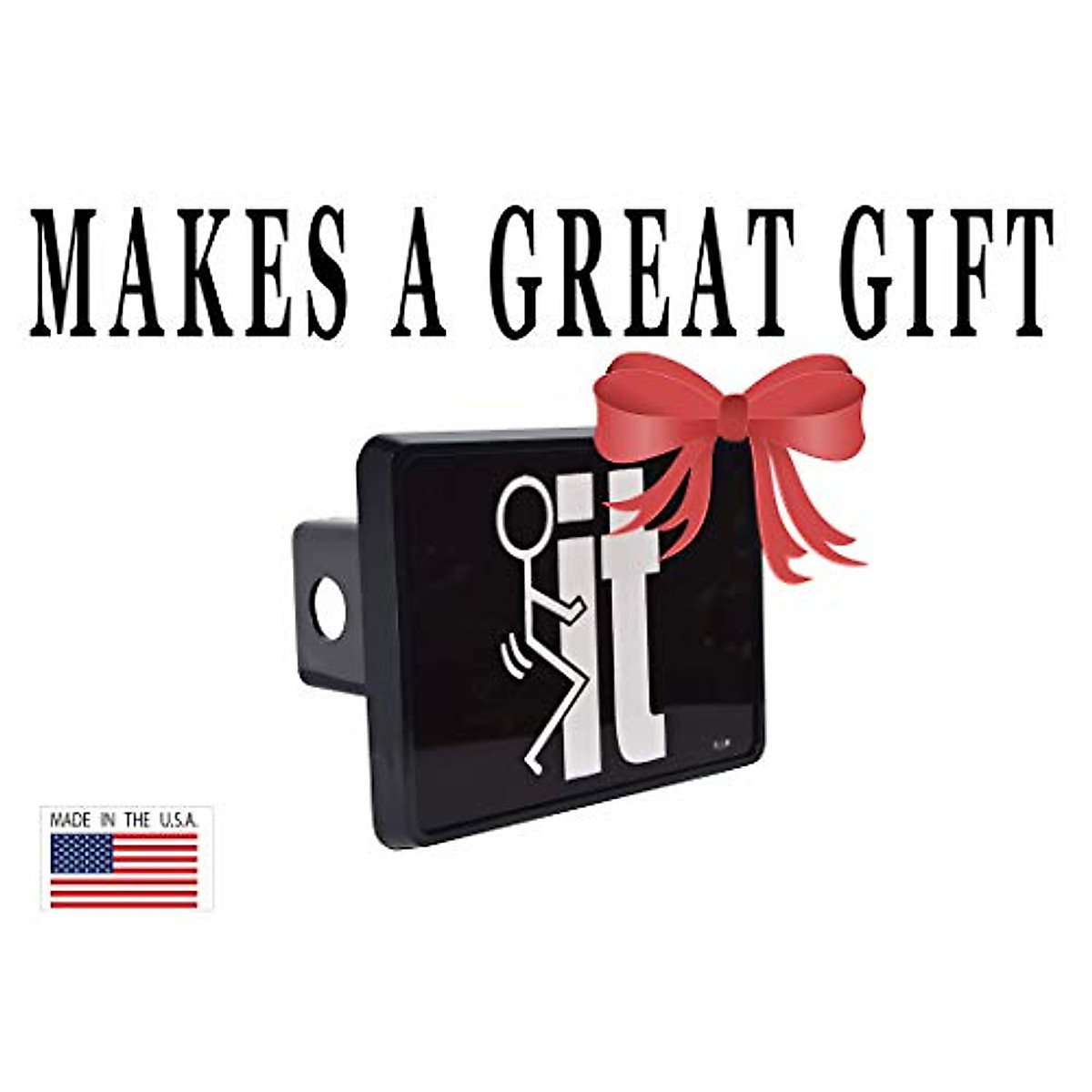 Funny F It Screw It Trailer Hitch Cover Plug Gift Idea Car Truck