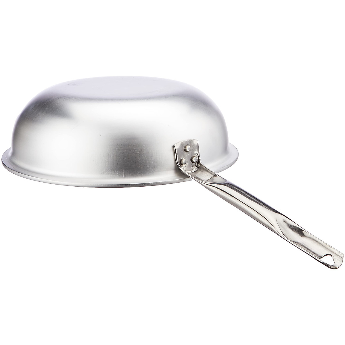 Pentole Agnelli Professional Aluminum Line Mantecare Frying Pan 5 mm Radiant, 28 cm, Silver