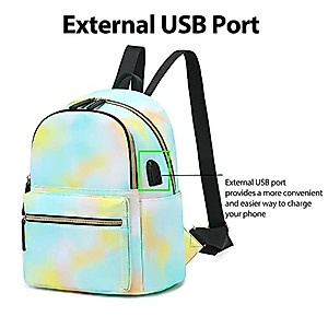Mini Backpack Purse For Girls,Womens Small Travel Backpack Teens Little Casual Bag (Green)