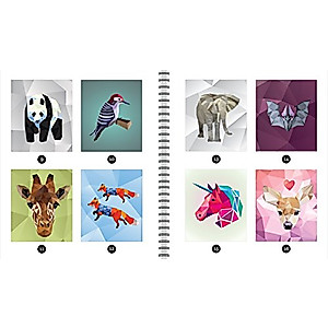 Brain Games - Sticker by Number: Animals (28 Images to Sticker)