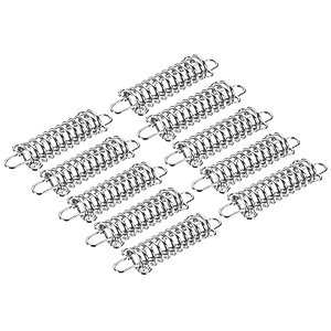 MECCANIXITY Tent Spring Buckle, 120x37mm Heavy Type Stainless Steel Rope Tensioner Accessories for Awning Tarps Wire Racks, Pack of 10