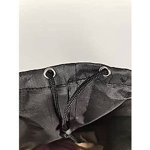 CYIRAN Visible Large Capacity Clothes Storage Bag Organizer with Handle Thick Fabric Foldable Drawstring Closure Water-Proof Storage Hamper Laundry Basket (Red, Visible)