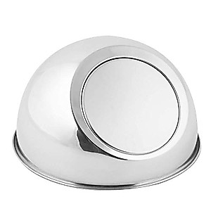 G.E.T. SSTB-11 Stainless Steel 6.75" Stainless Steel Table Top Trash Can with Mirror Finish, Stainless Steel Coffee Station Collection