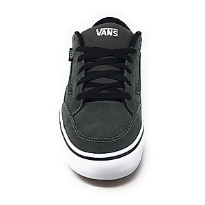 Vans Men's Bearcat Skate Shoes (10), Charcoal/White/Black