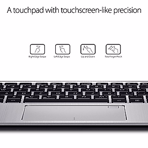 ASUS VivoBook E403NA-US04 Thin and Lightweight 14” FHD Laptop, Intel Celeron N3350 Processor, 4GB RAM, 64GB eMMC Storage, 802.11ac Wi-Fi, USB-C, Windows 10