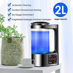 Hydrogen Water Bottle Generator, Portable Hydrogen Water Ionizer Machine, Hydrogen Rich Water Health Cup Gift for Dad Mom