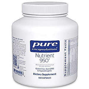 Pure Encapsulations Nutrient 950 | Multivitamin Mineral Supplement to Support Physiological Functions and a Healthy Lifestyle* | 180 Capsules