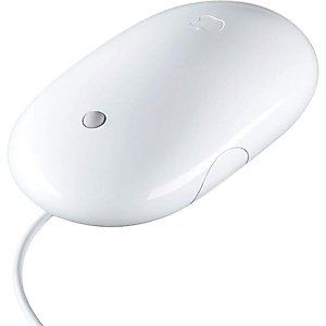 Apple Mighty Mouse Wired (A1152) - USB Wired Optical Mouse for Computers (Renewed)