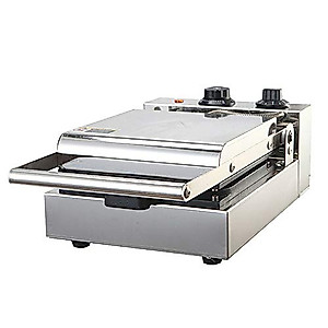 Commercial Donut Machine, 4 Grids 8.5cm Electric Donut Maker Nonstick Double-side Heating Doughnut Baker for Bakery Dessert Shop Restaurant 110V 1100W