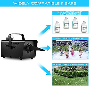 YeeSite Snow Machine Snowflake Making - 800W High Output Artificial Fake Snow Machine with Wireless Remote Control for Christmas Party Wedding Stage Effect Parades Fiestas Holidays